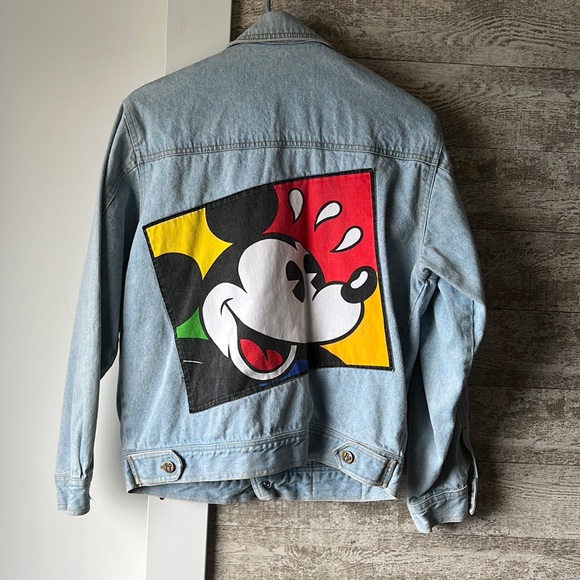 Jackets & Coats | Vintage Mickey Mouse Denim Jacket | Poshmark